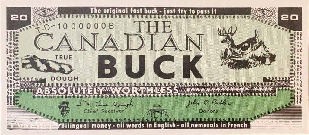 The Canadian Buck | Monnaie politique au Québec et au Canada